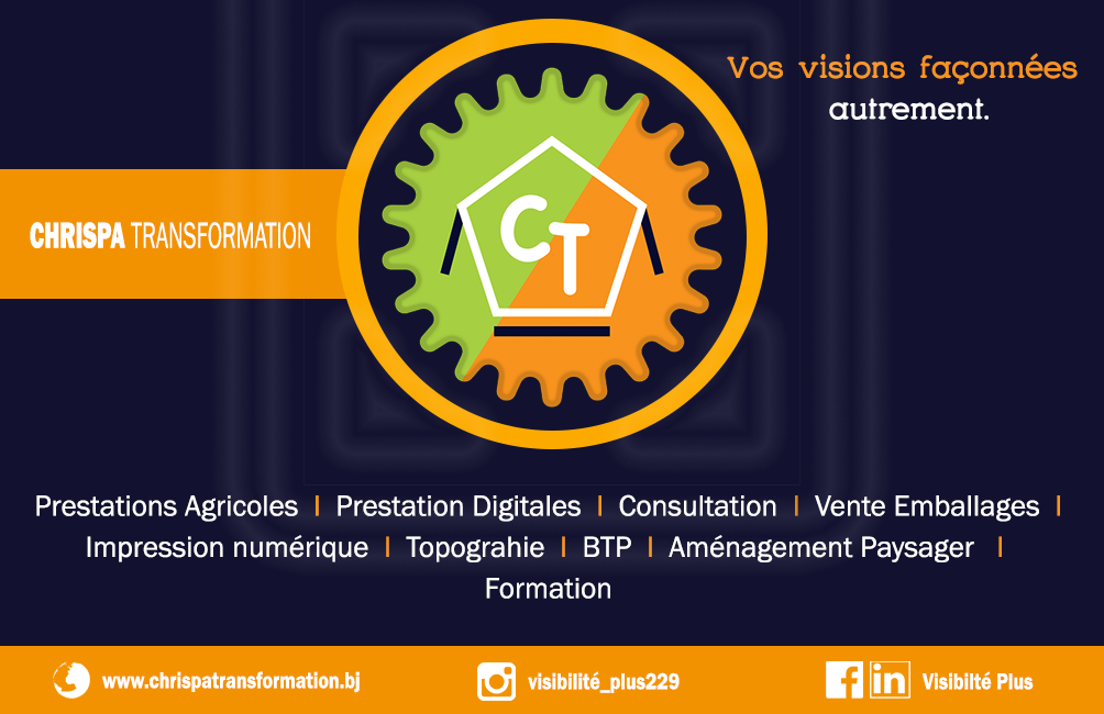 CHRISPA TRANSFORMATION – Vos visions façonnées autrement.